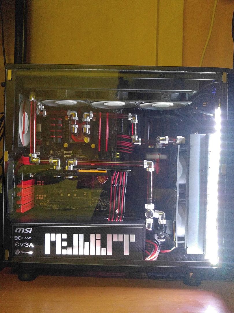[Build Log] - REDMIST - Define R5 Red & Black Custom Loop | Overclock.net
